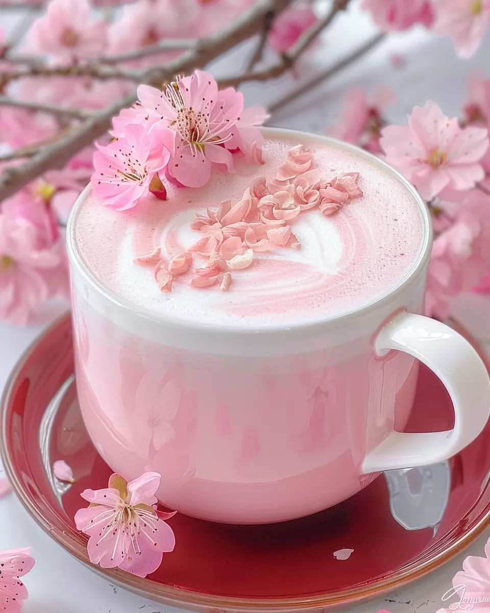 sakura latte