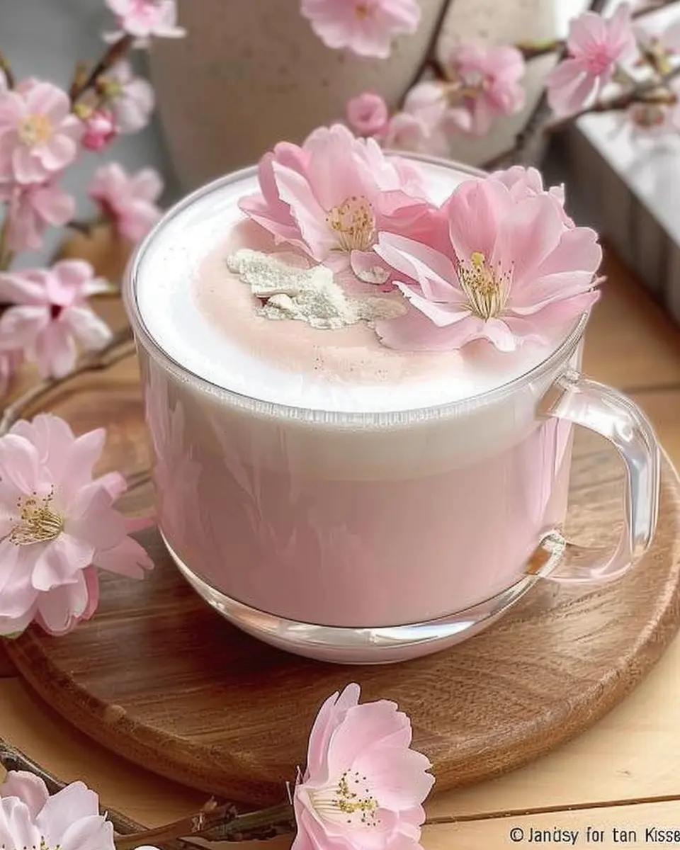 sakura latte